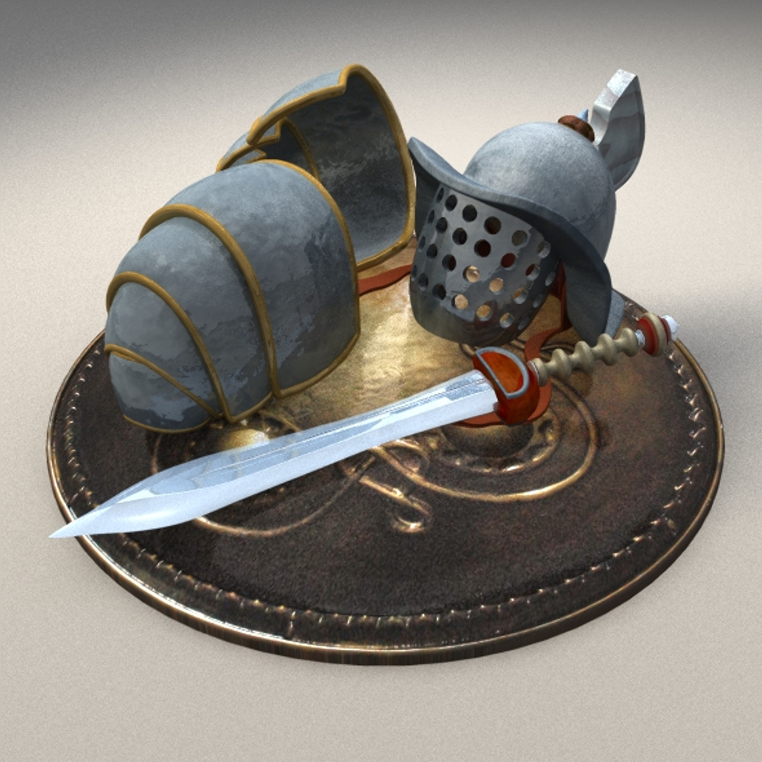 Gladiator Helmet Model - TurboSquid 1384858