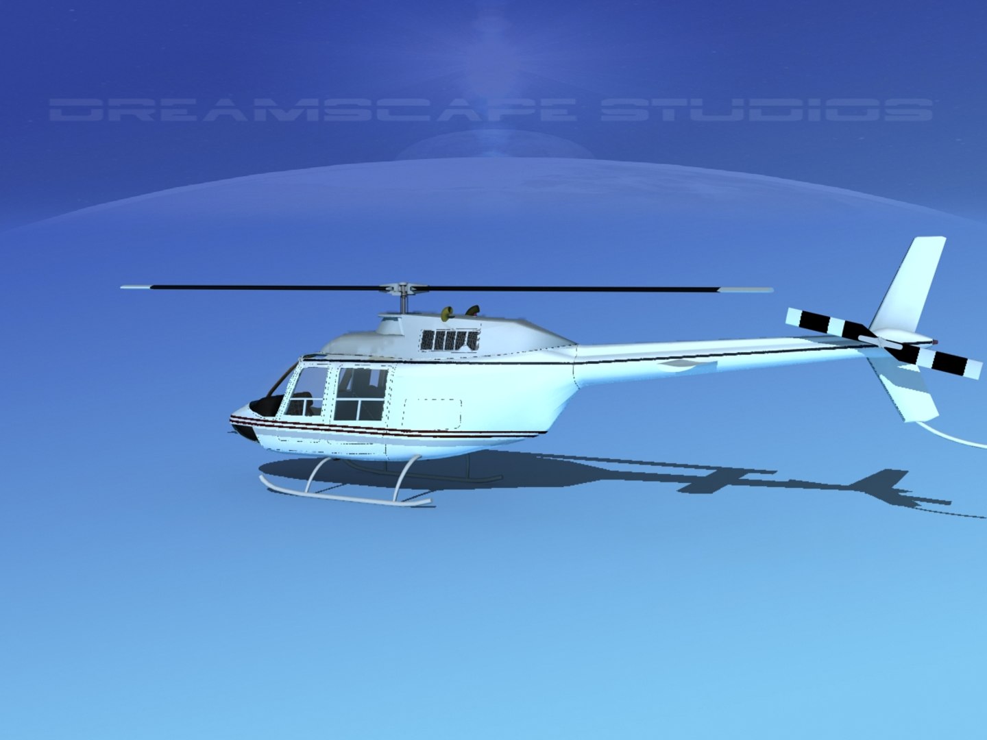 3D rotor bell 206 model - TurboSquid 1202226