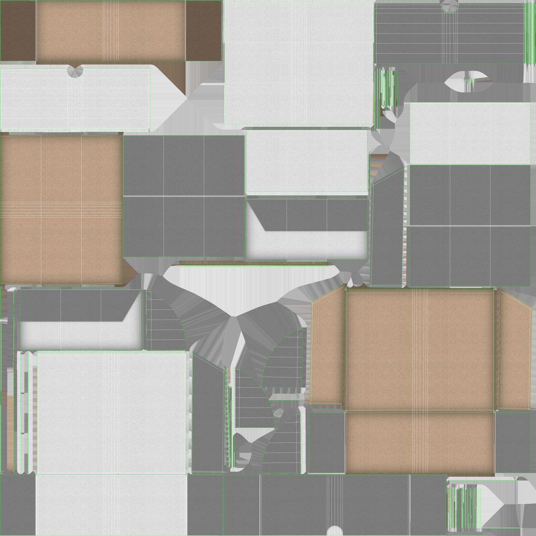 3D Cardboard Box 7 With Pbr 4K 8K - TurboSquid 1719942