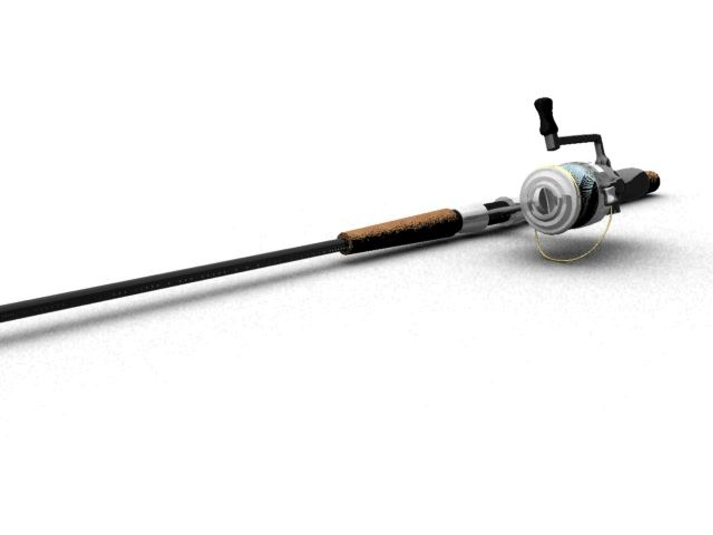 3d Model Fishing Pole