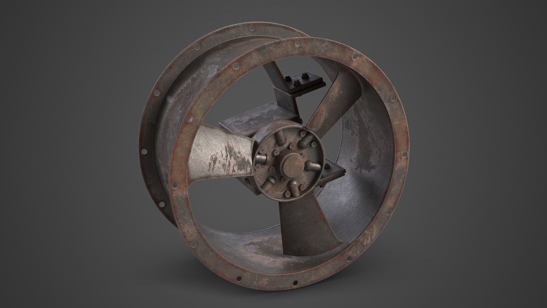 3D Model Rusty Industrial - TurboSquid 1547882