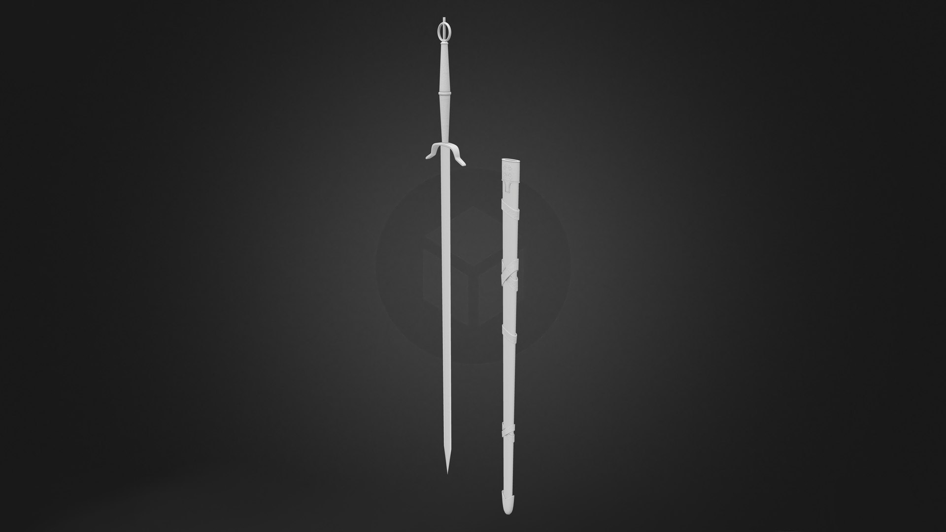 Fantasy Medieval Warrior Sword 3D Model - TurboSquid 2007480