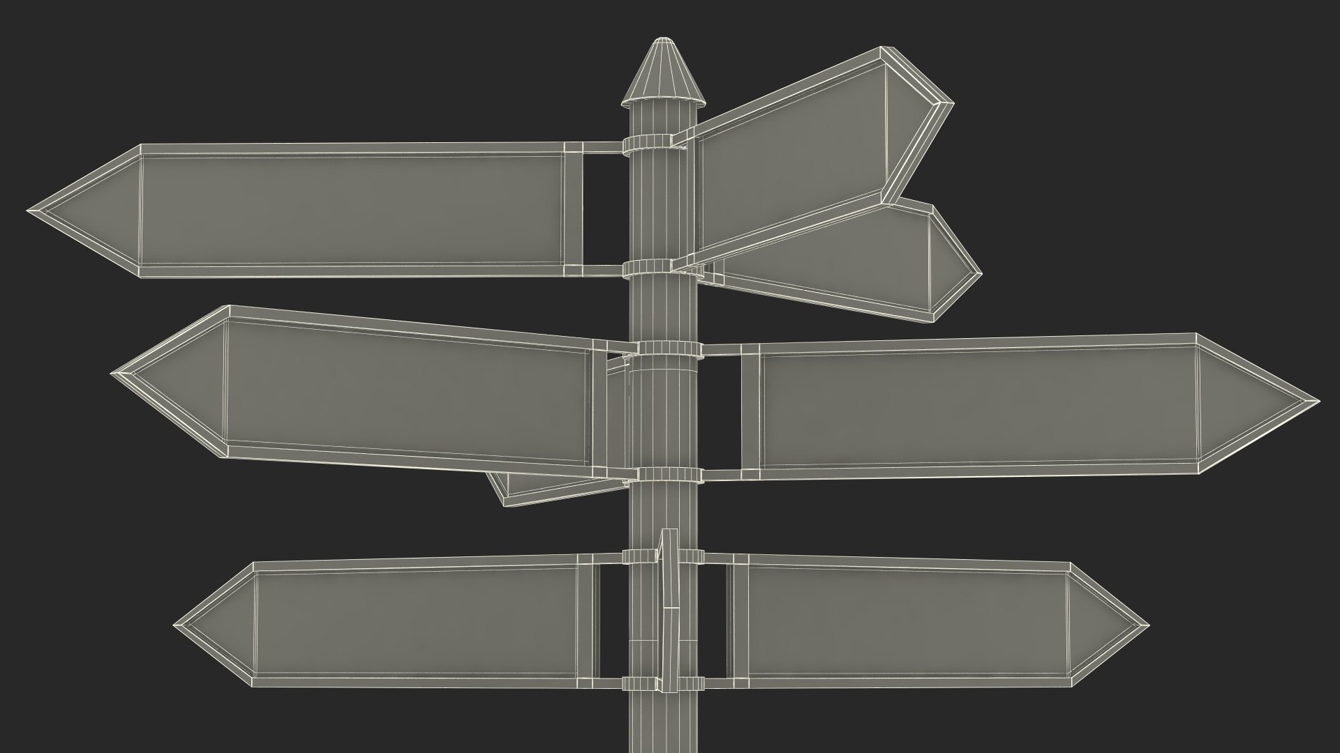 Travel Signpost with Various Countries model - TurboSquid 2059267