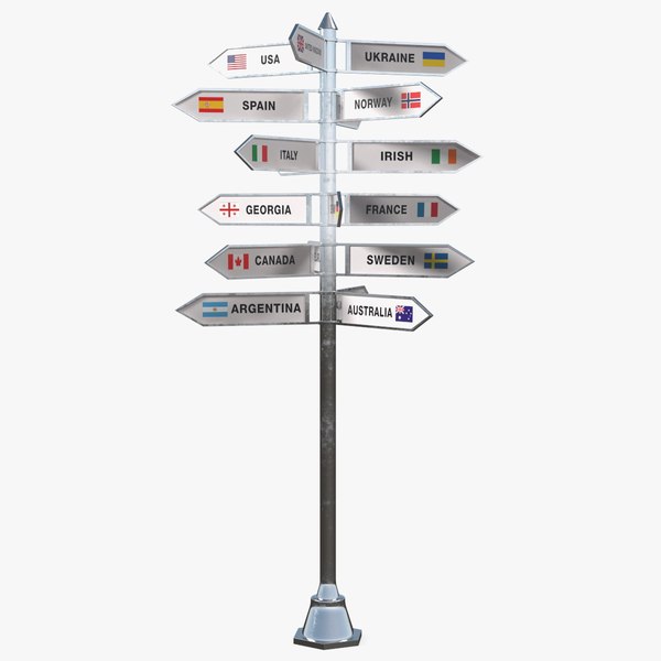 3D Signpost Models | TurboSquid