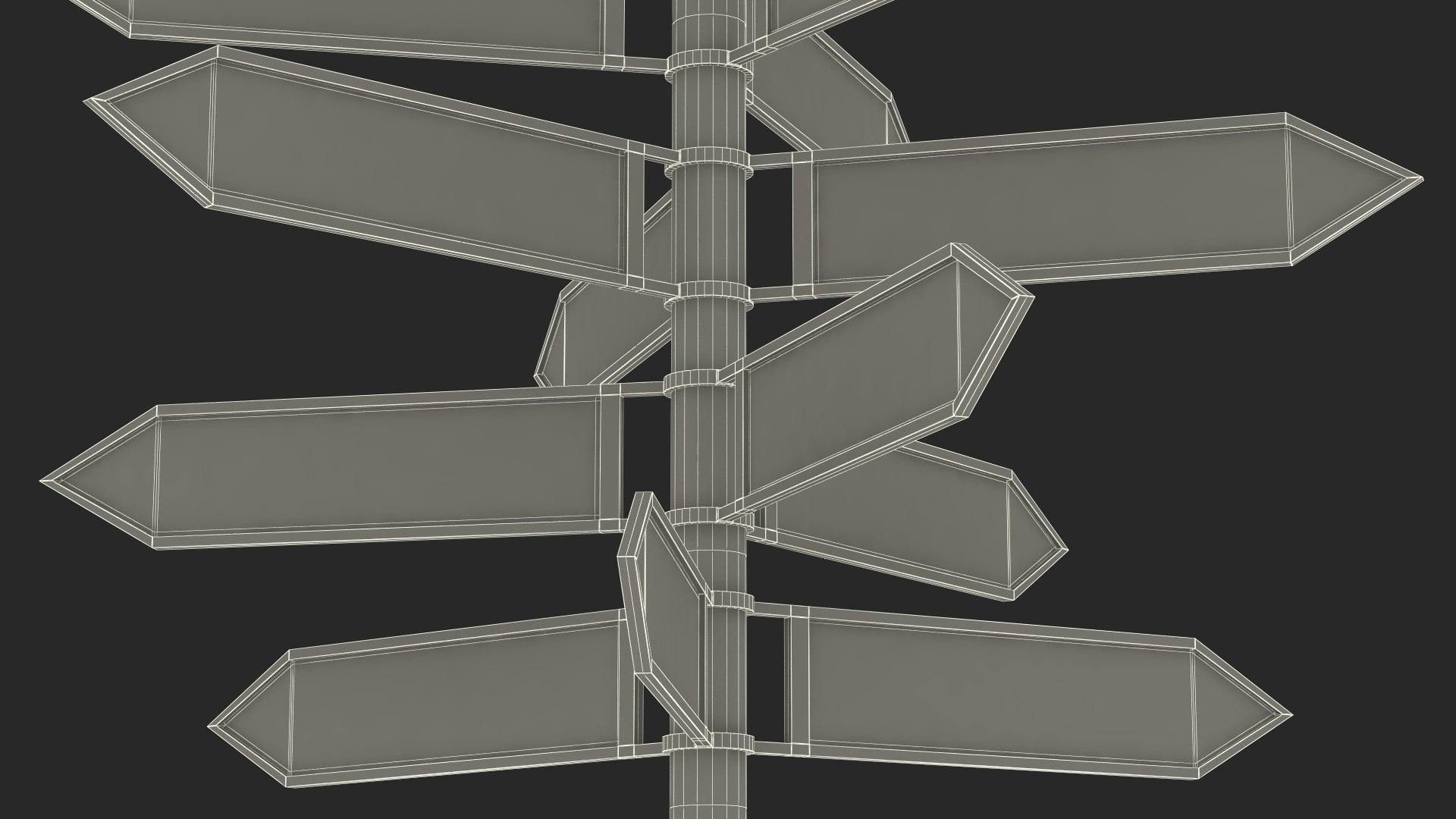 Travel Signpost with Various Countries model - TurboSquid 2059267