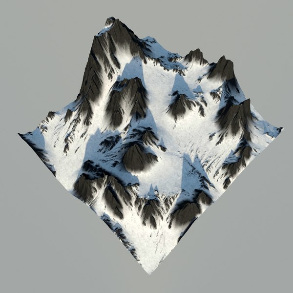 3d max mountain terrain