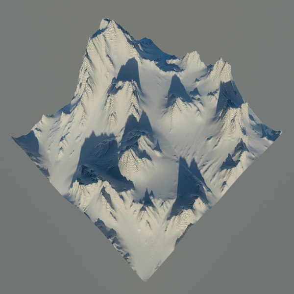 3d max mountain terrain