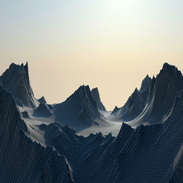 3d max mountain terrain