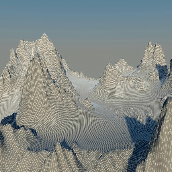 3d max mountain terrain