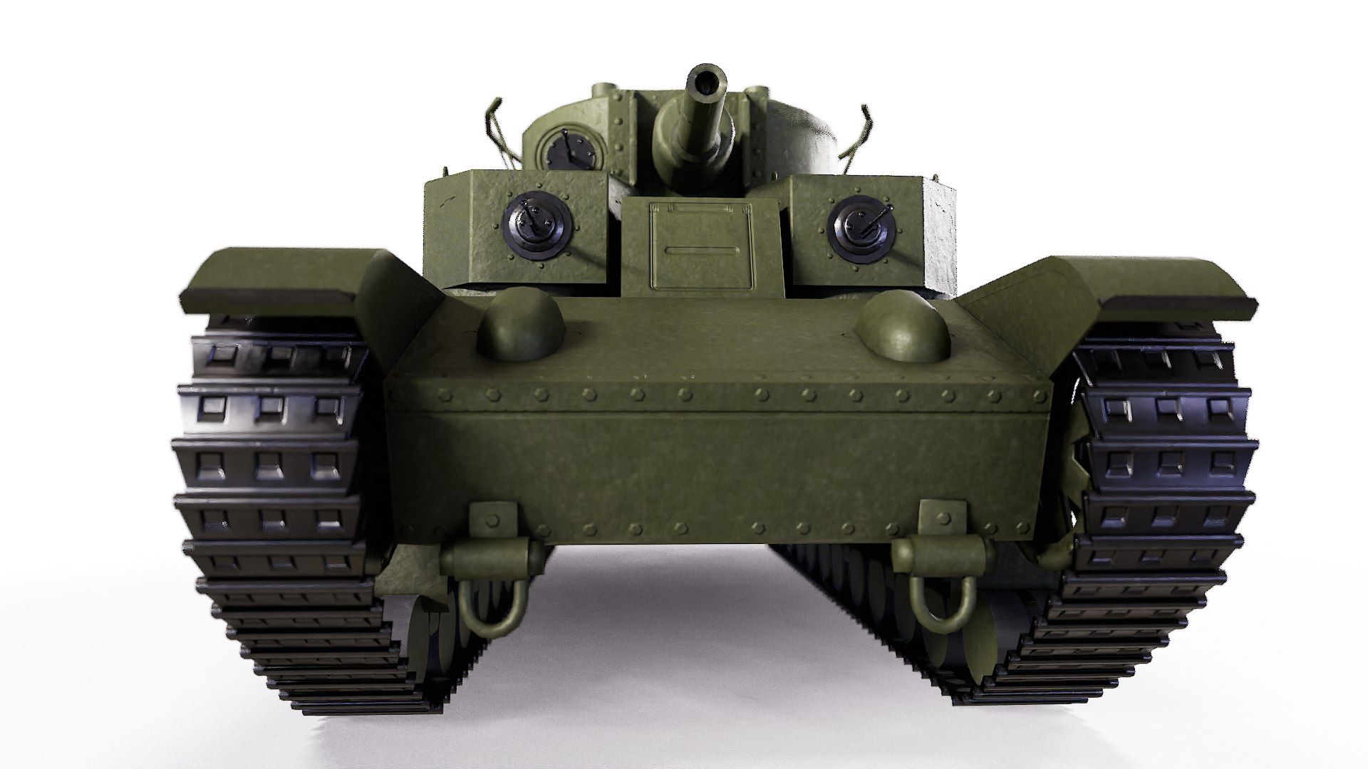 Medium tank T-28 model 1933 3D model - TurboSquid 2015478