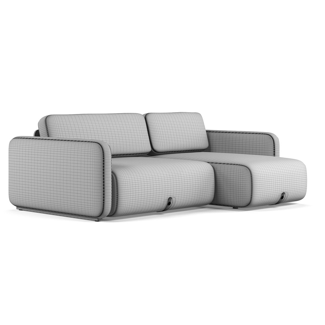 3D Innovation Living Vogan Lounger Sofa Bed - TurboSquid 1872756