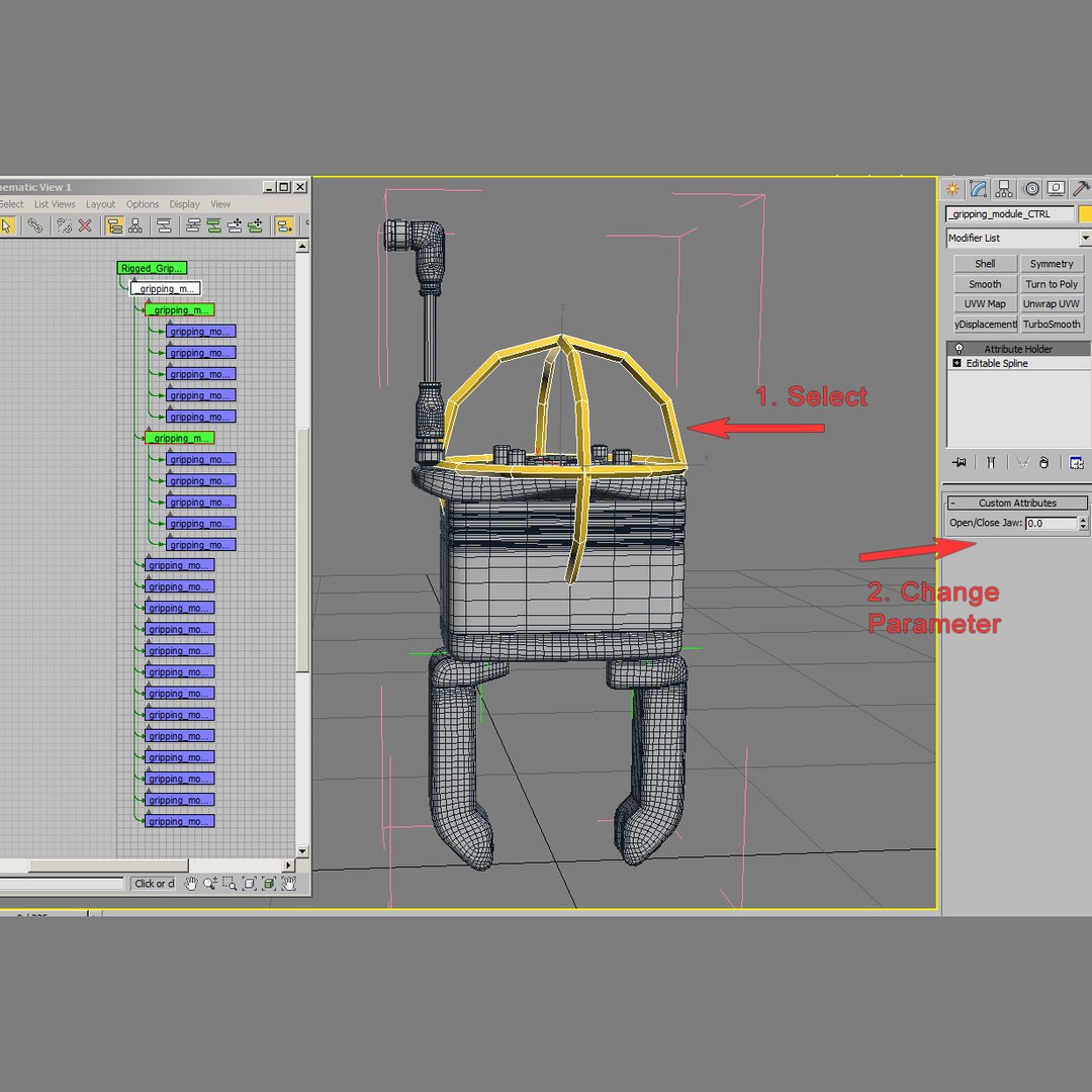 3D Model Rigging Gripping Module - TurboSquid 1391010