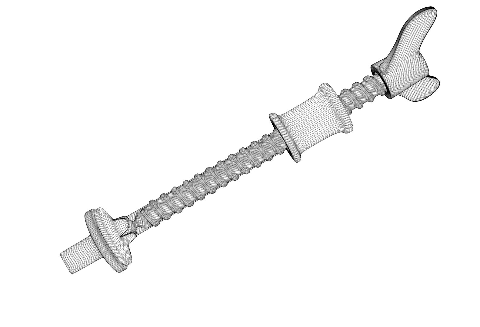 3D Vintage G-clamp model - TurboSquid 2183250