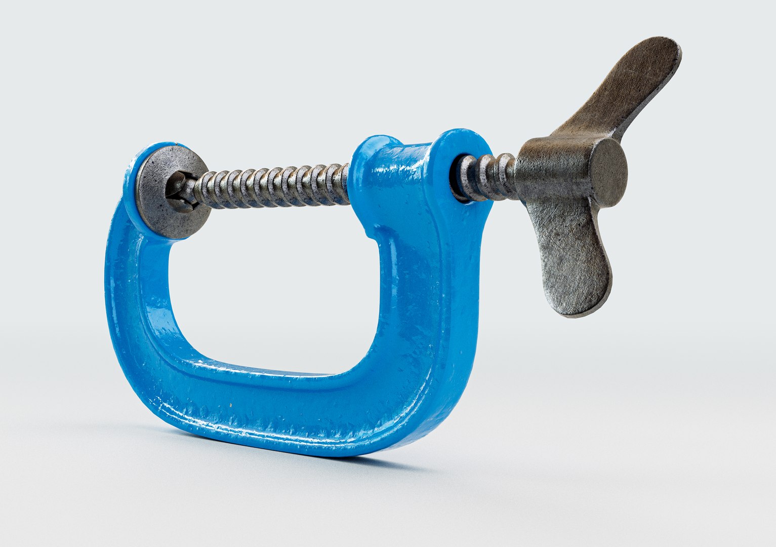 3D Vintage G-clamp model - TurboSquid 2183250