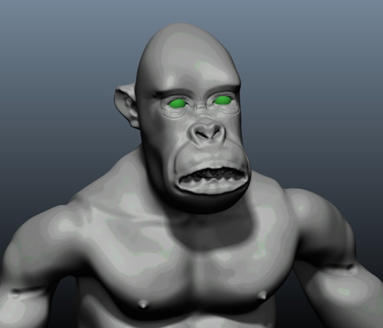3D Gorilla Model - TurboSquid 1108642