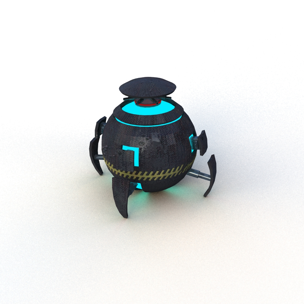 3d model bot kolobok