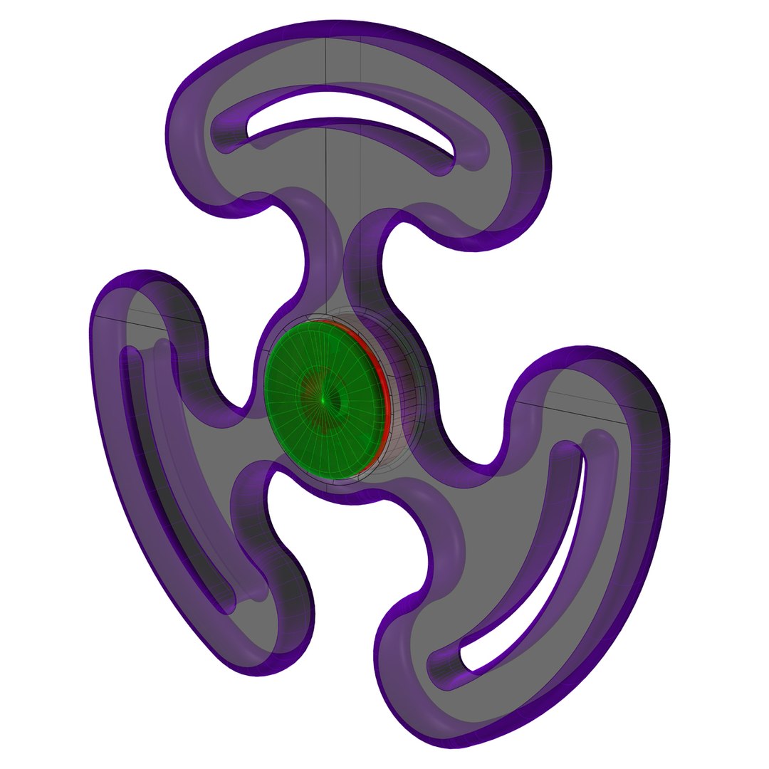 Hand Spinner Spin 3D Model - TurboSquid 1165413