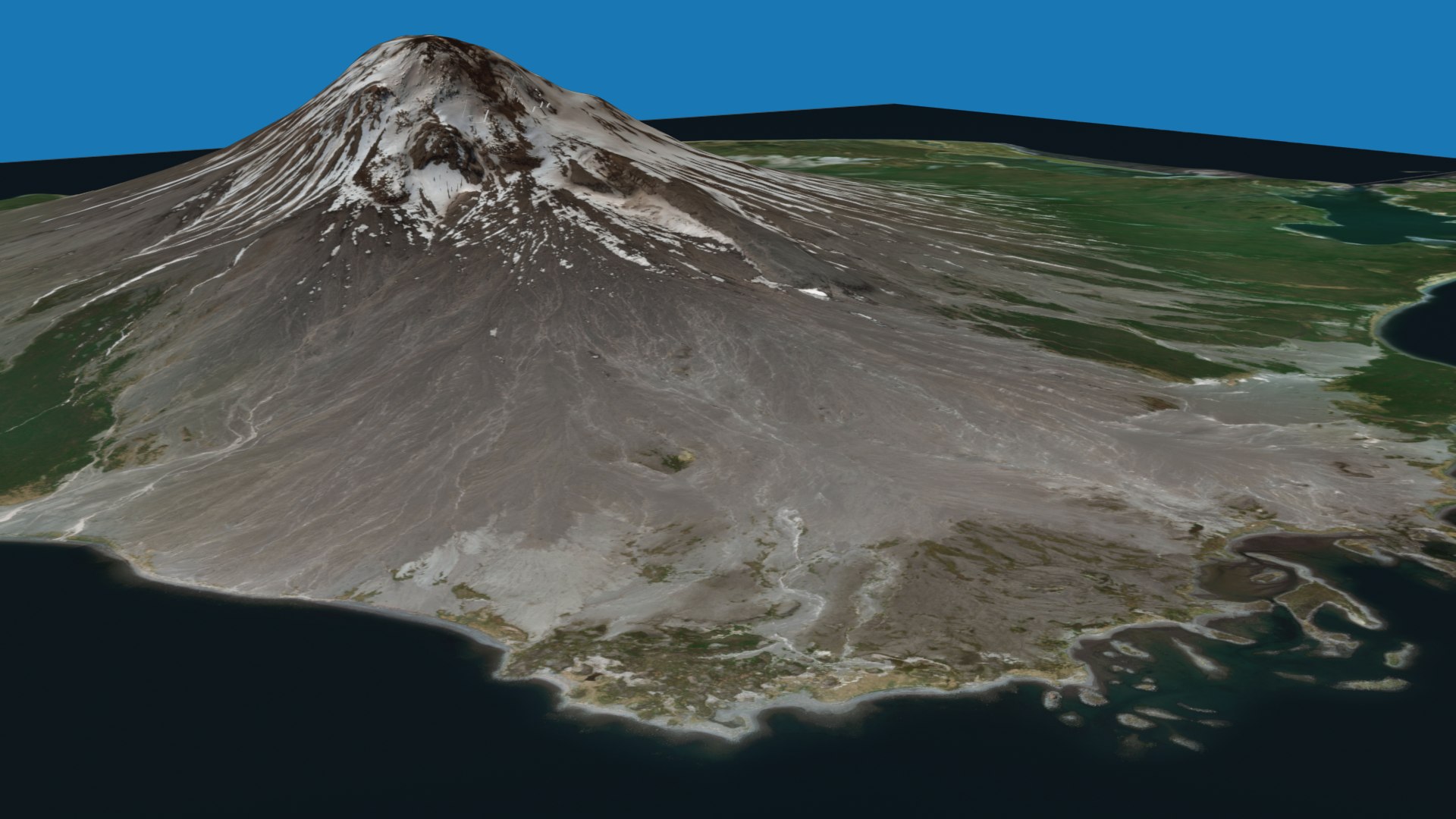 Augustine Volcano 3D - TurboSquid 1389873