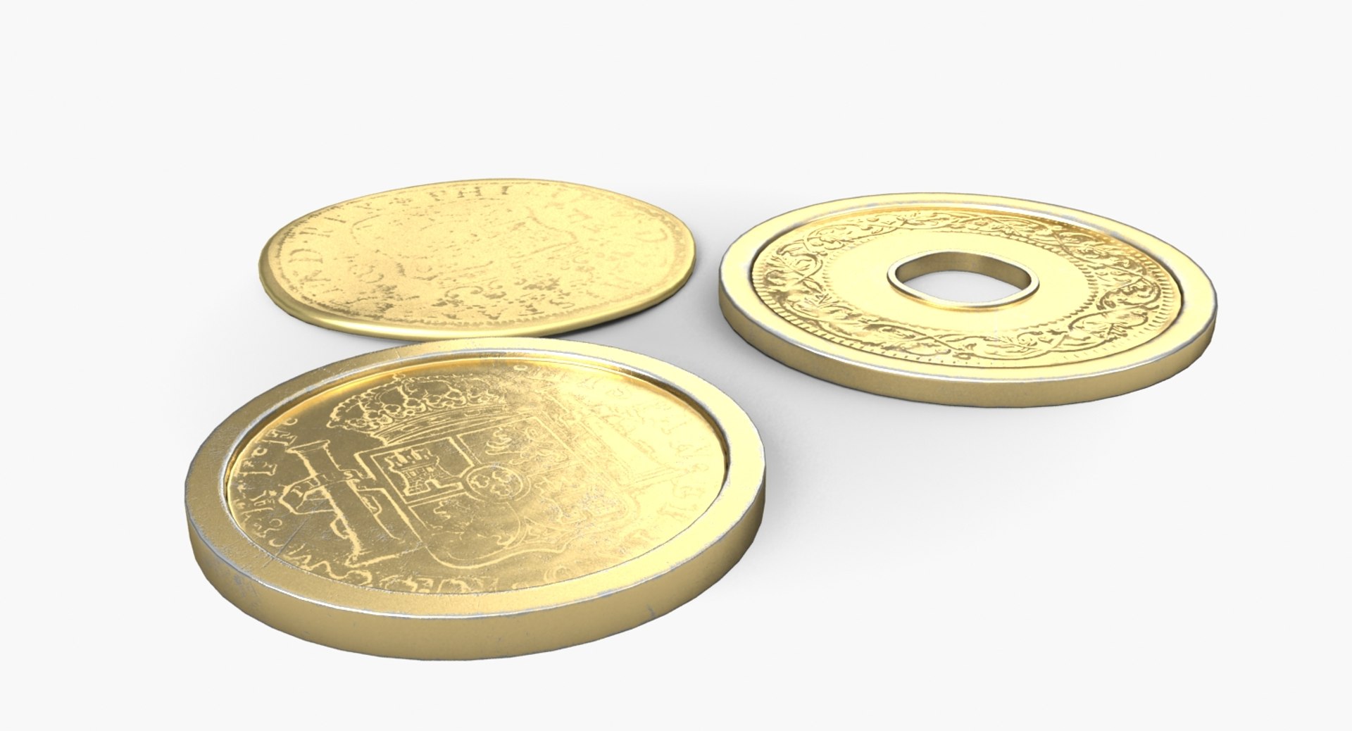 Coin 3D Model - TurboSquid 1168927