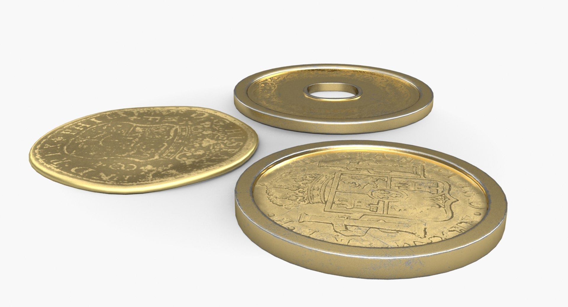 Coin 3D Model - TurboSquid 1168927
