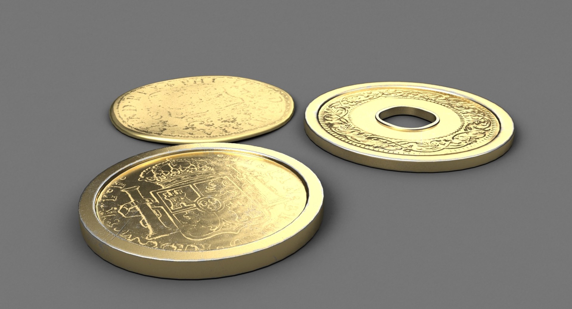 Coin 3D Model - TurboSquid 1168927