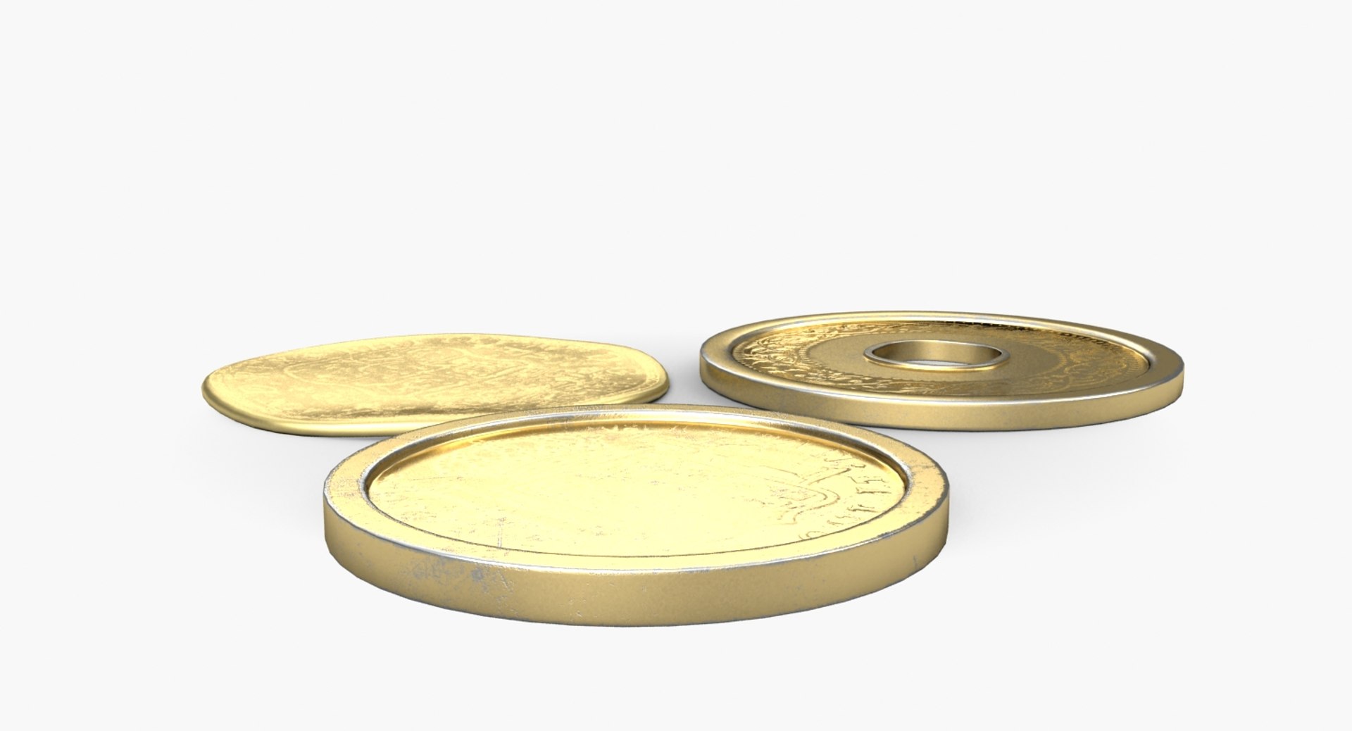 Coin 3D Model - TurboSquid 1168927