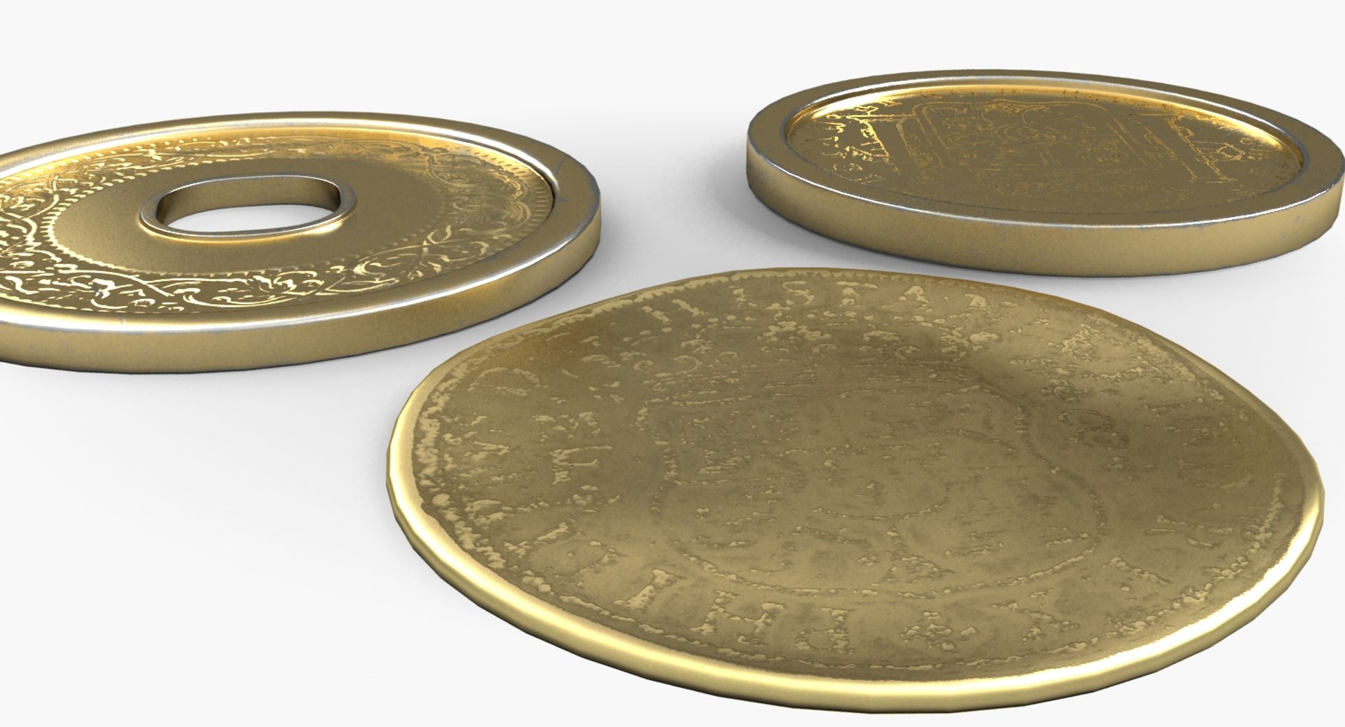 Coin 3D Model - TurboSquid 1168927
