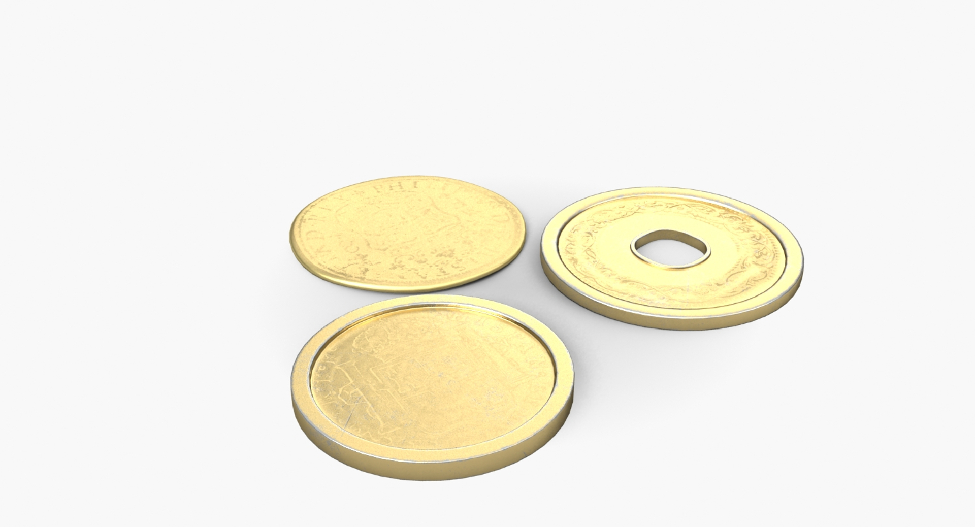 Coin 3D Model - TurboSquid 1168927