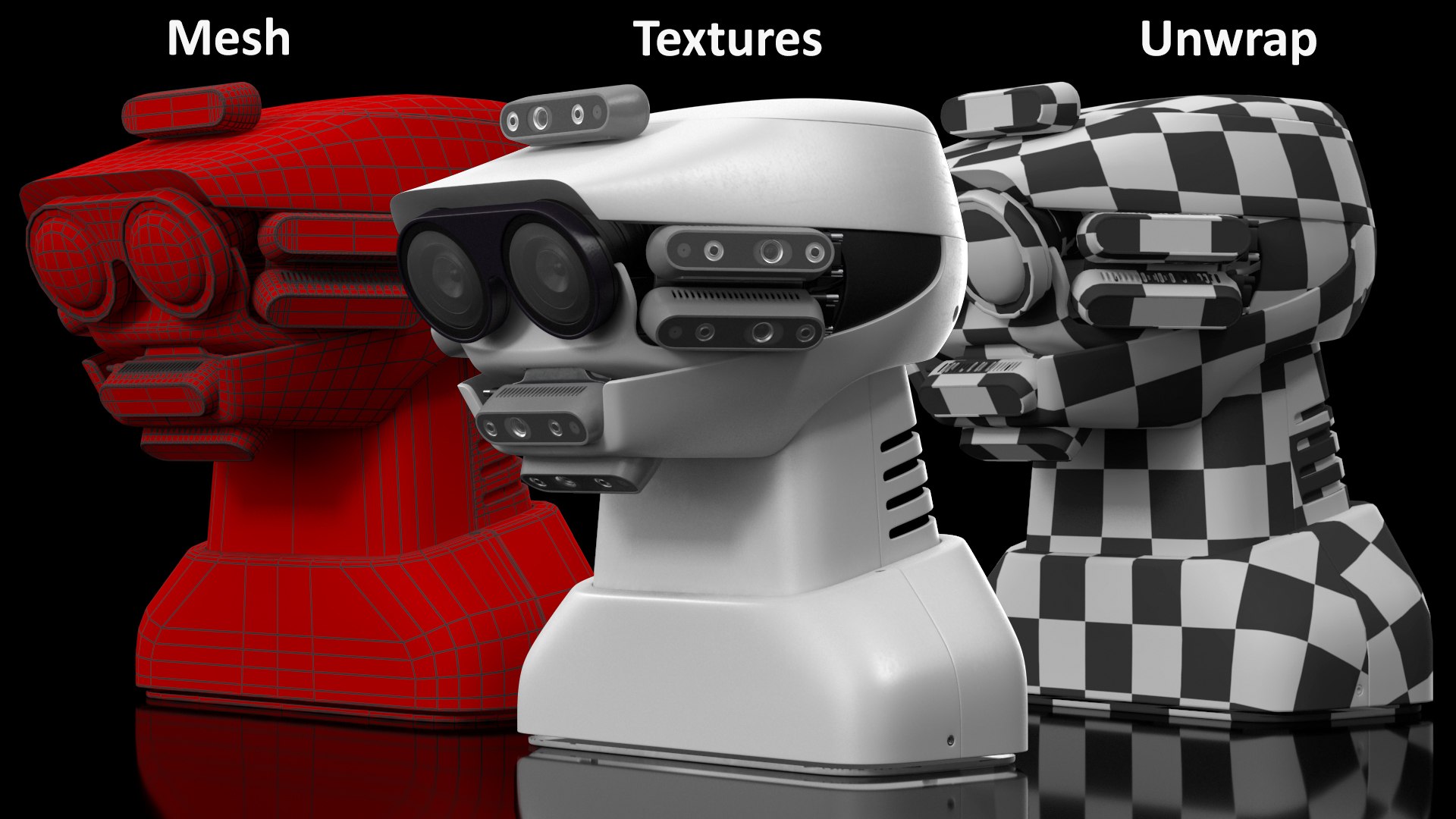 Robotic Head Model - TurboSquid 1930112