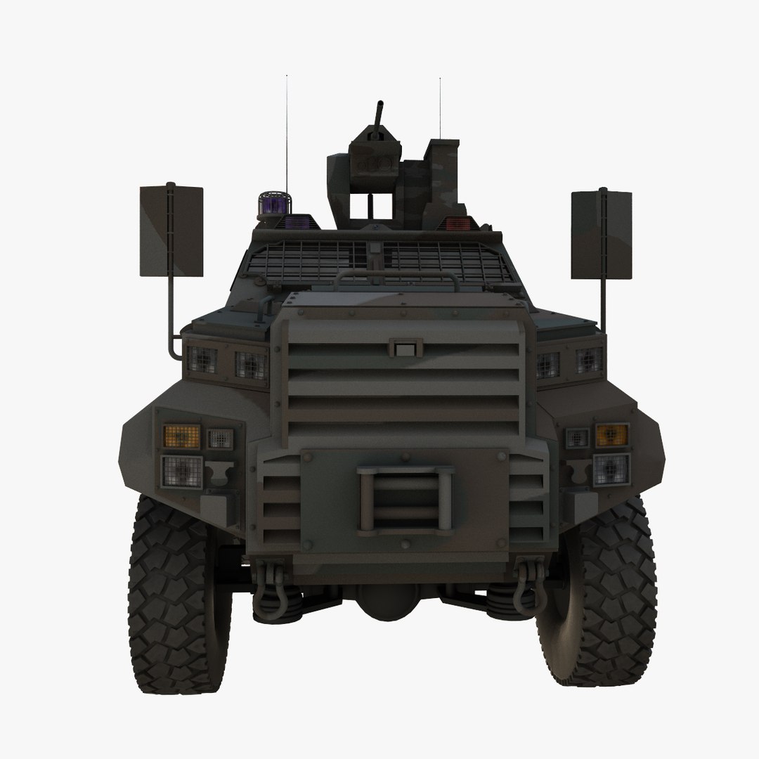 Military Armored Vehicle 3D Model - TurboSquid 1739651