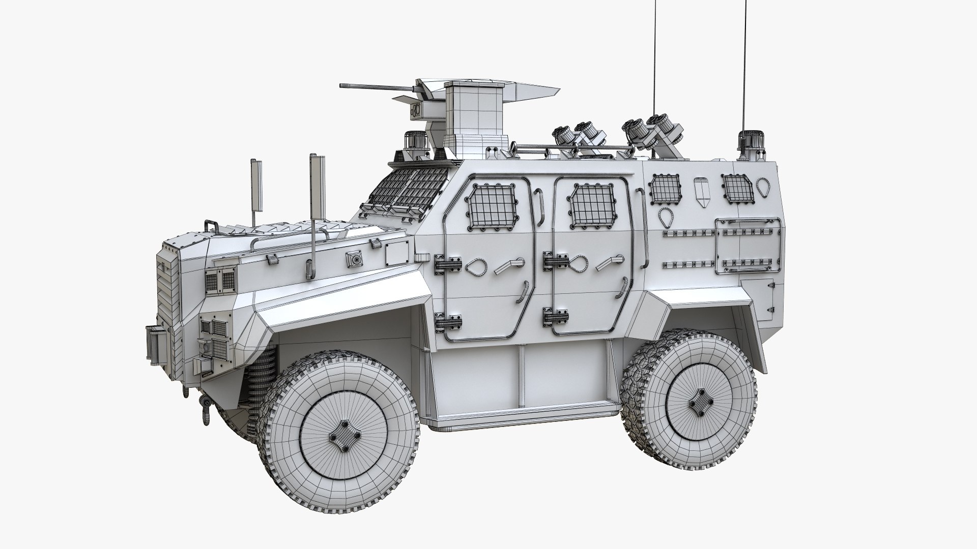 Military Armored Vehicle 3D Model - TurboSquid 1739651