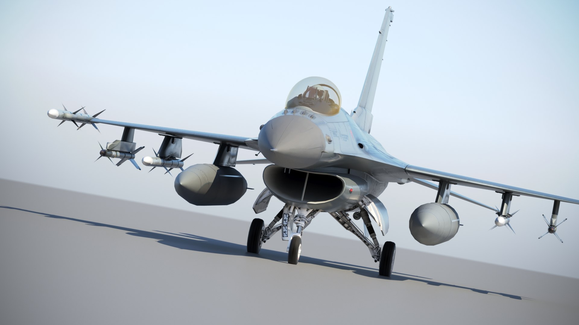 3D Precise F-16 Model - TurboSquid 1449767