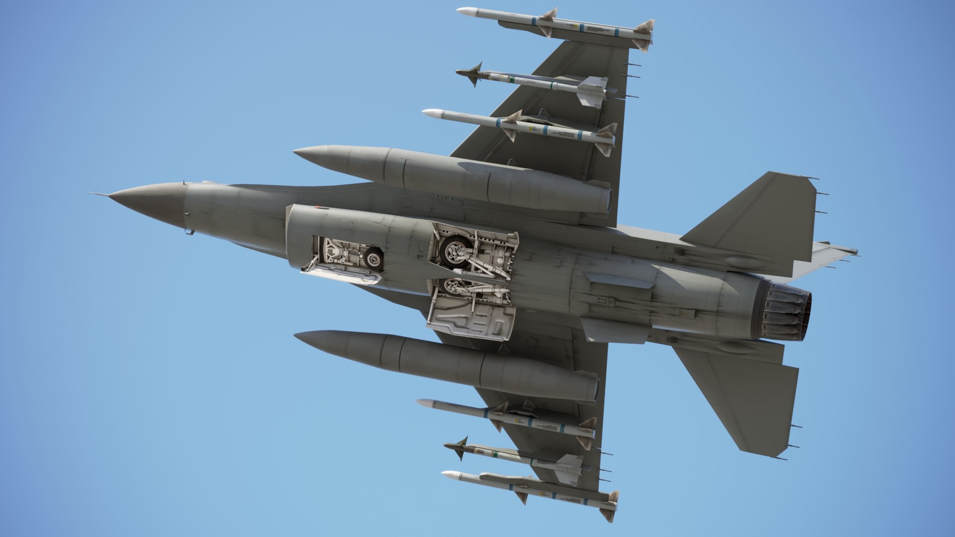 3D Precise F-16 Model - TurboSquid 1449767