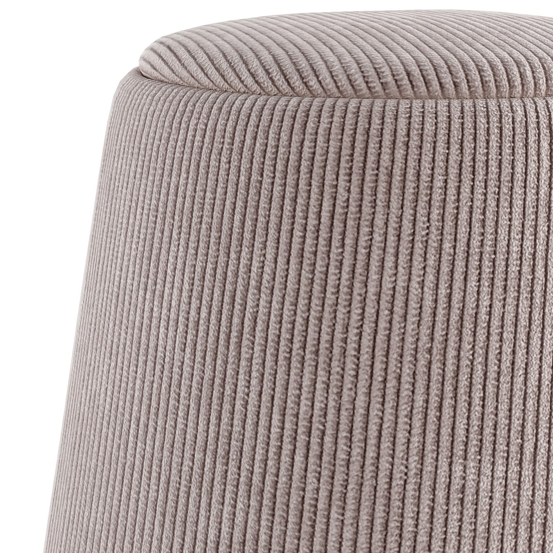 Round pouffe 3D model - TurboSquid 2071050