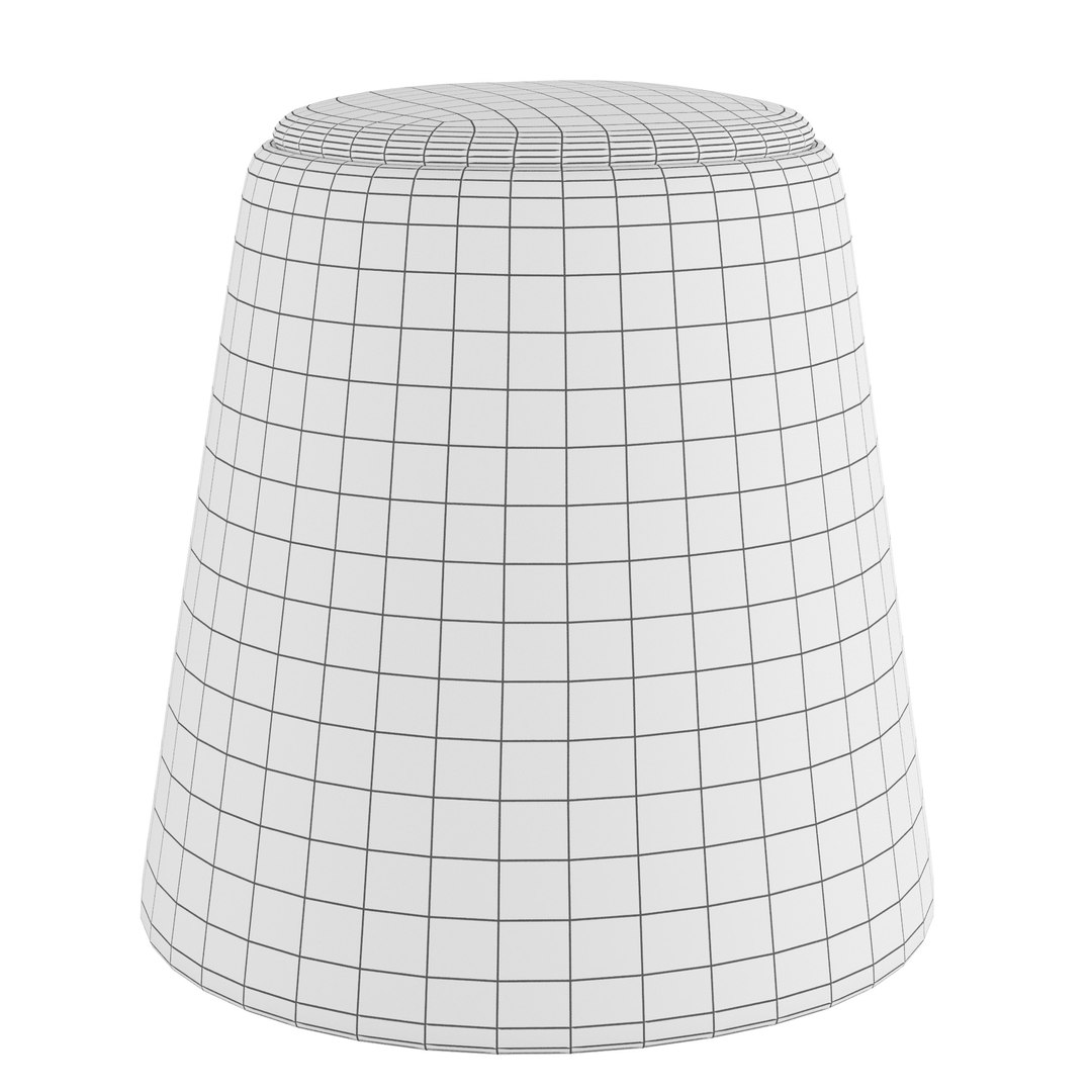 Round pouffe 3D model - TurboSquid 2071050