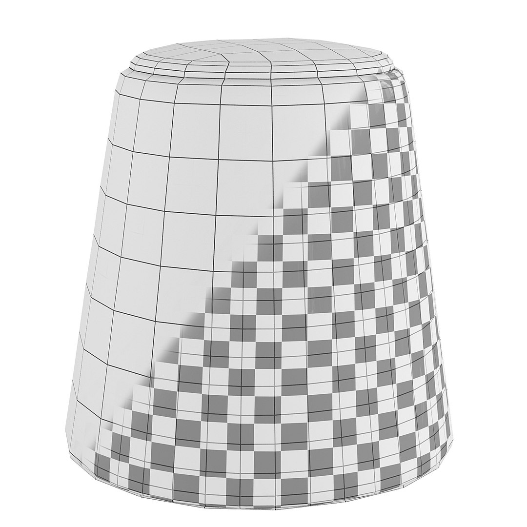Round pouffe 3D model - TurboSquid 2071050