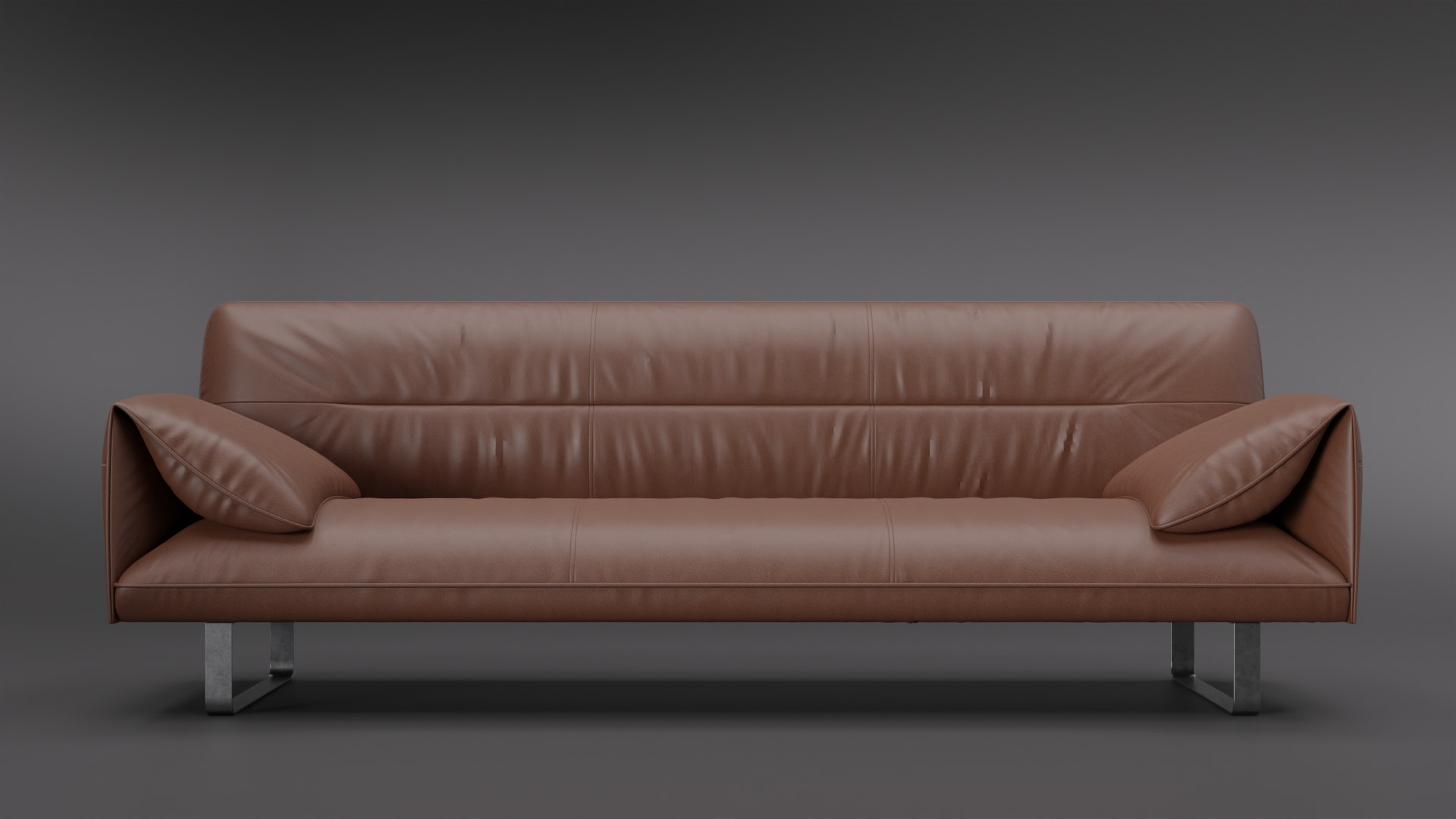 3D model Leather Sofa - TurboSquid 2096488