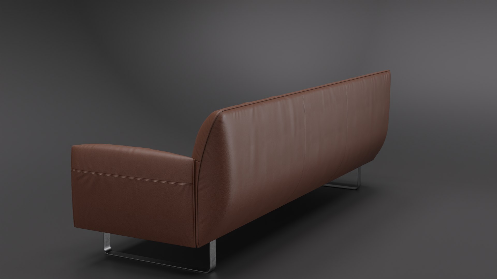 3D model Leather Sofa - TurboSquid 2096488