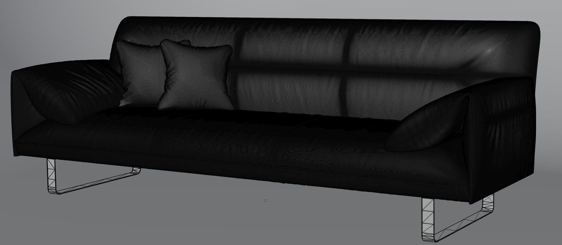 3D model Leather Sofa - TurboSquid 2096488