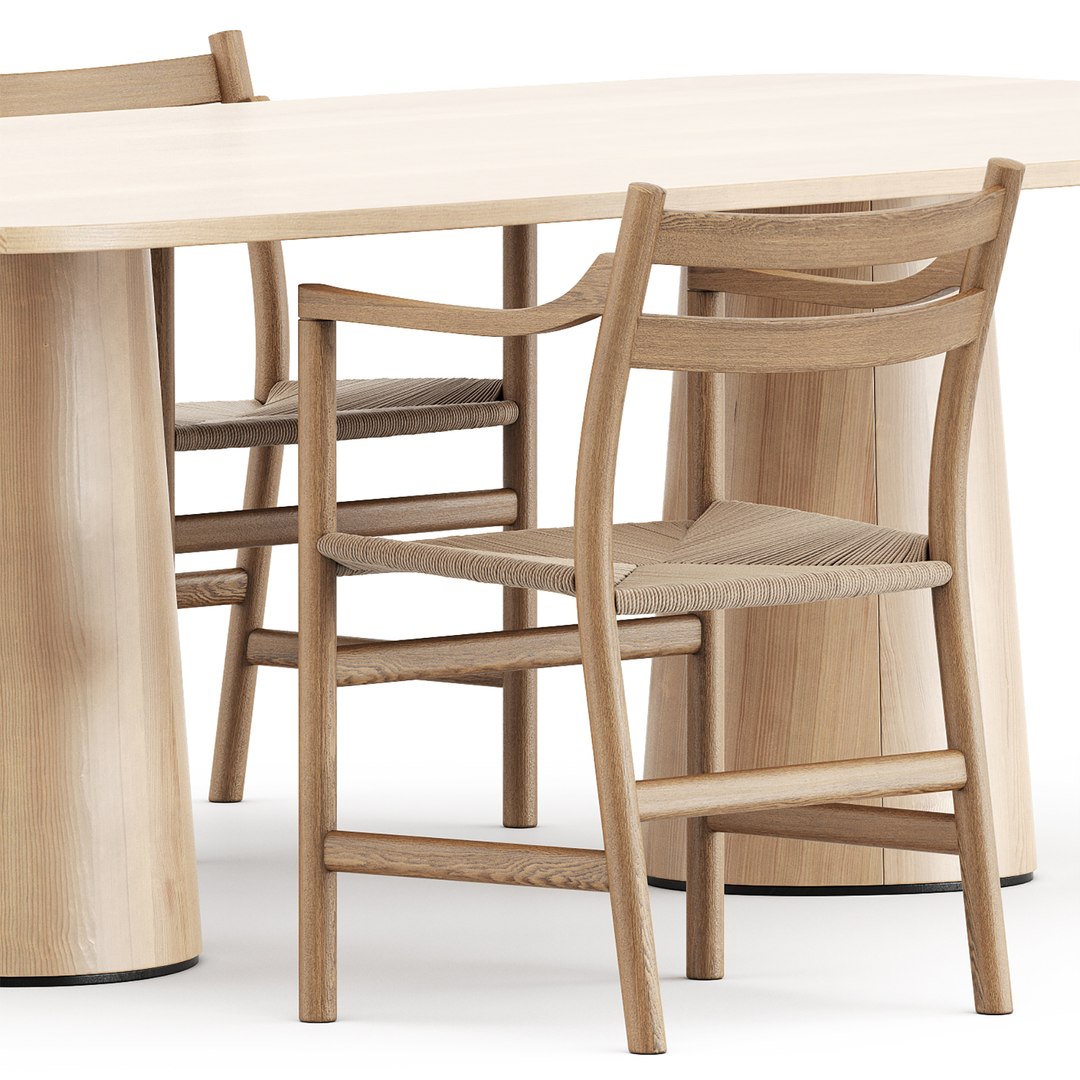 CH46 Chair And POV 464 Table 3D Model - TurboSquid 1797898