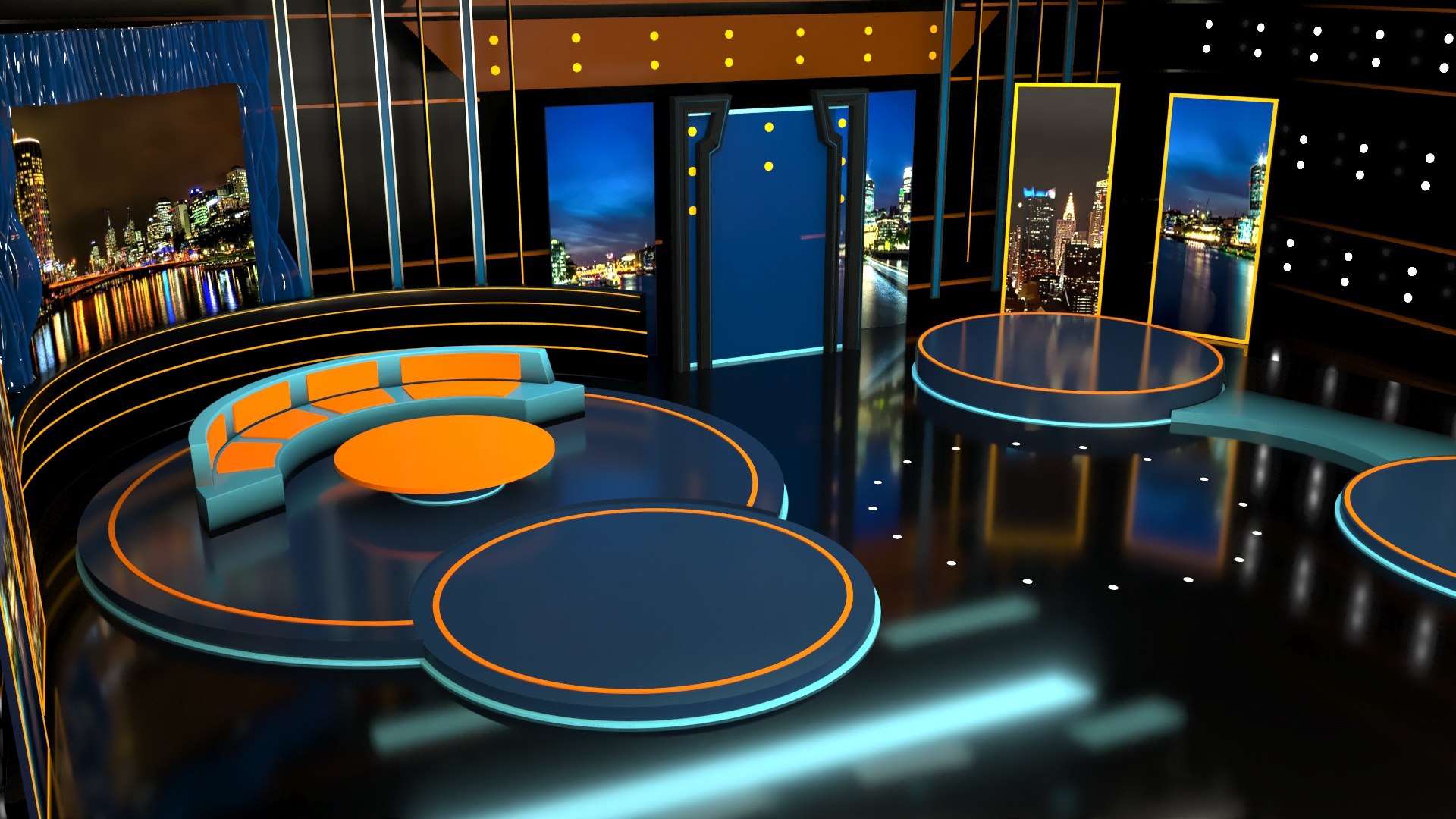3D Model Tv Studio Design - TurboSquid 1784961