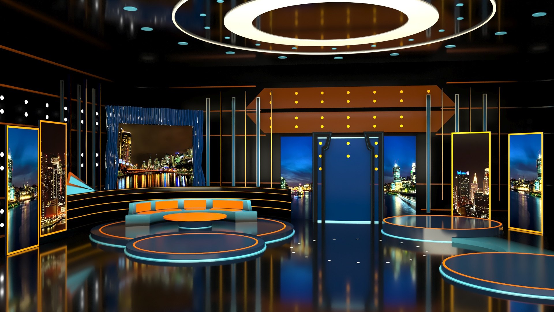 3D model Tv Studio Design - TurboSquid 1784961