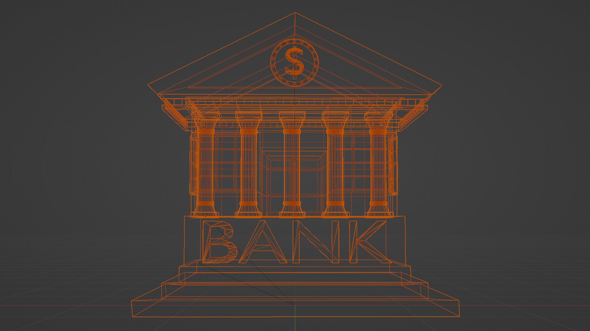 3D bank office building model - TurboSquid 1902247