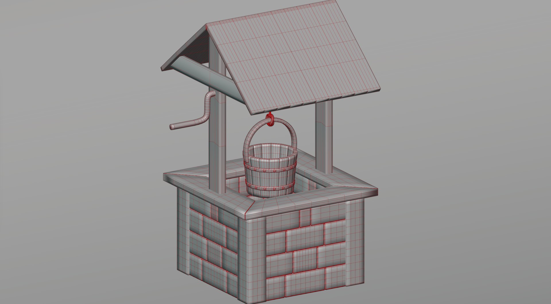 Wooden Well Model - TurboSquid 1808689