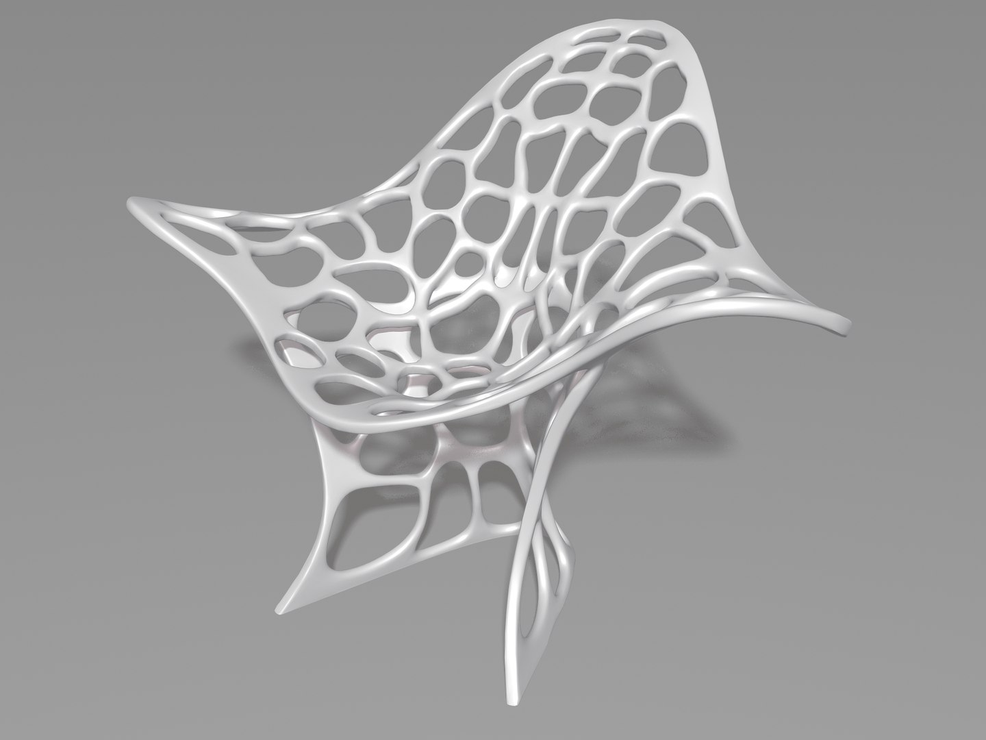 Architecture Furniture Organic Chair Seat Model - TurboSquid 1443588