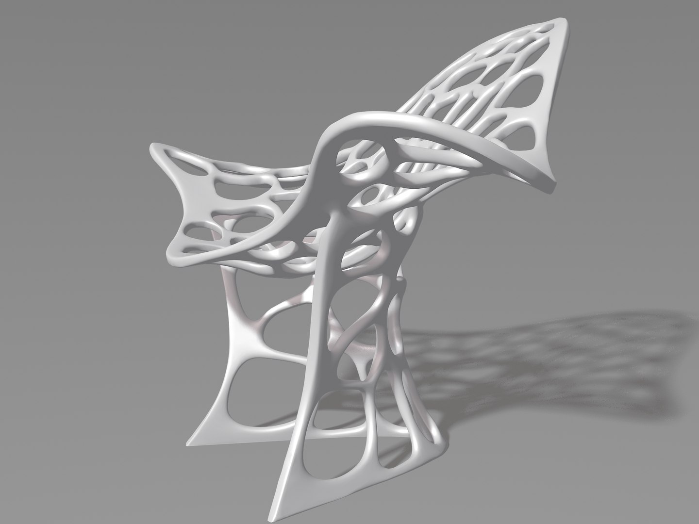 Architecture Furniture Organic Chair Seat Model - TurboSquid 1443588