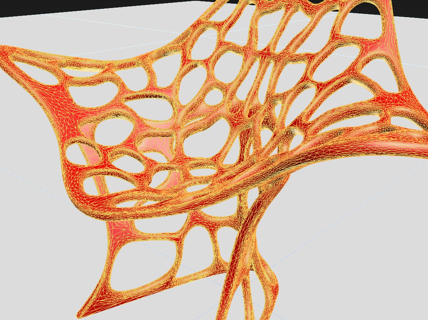 Architecture Furniture Organic Chair Seat Model - TurboSquid 1443588