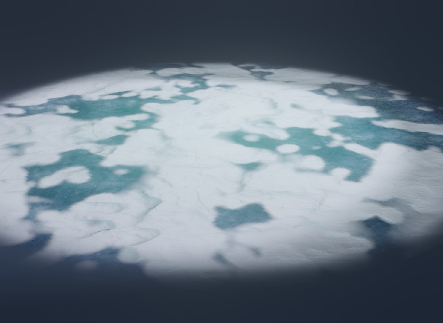 3D Cartoon Icy Terrain Model - TurboSquid 1805555