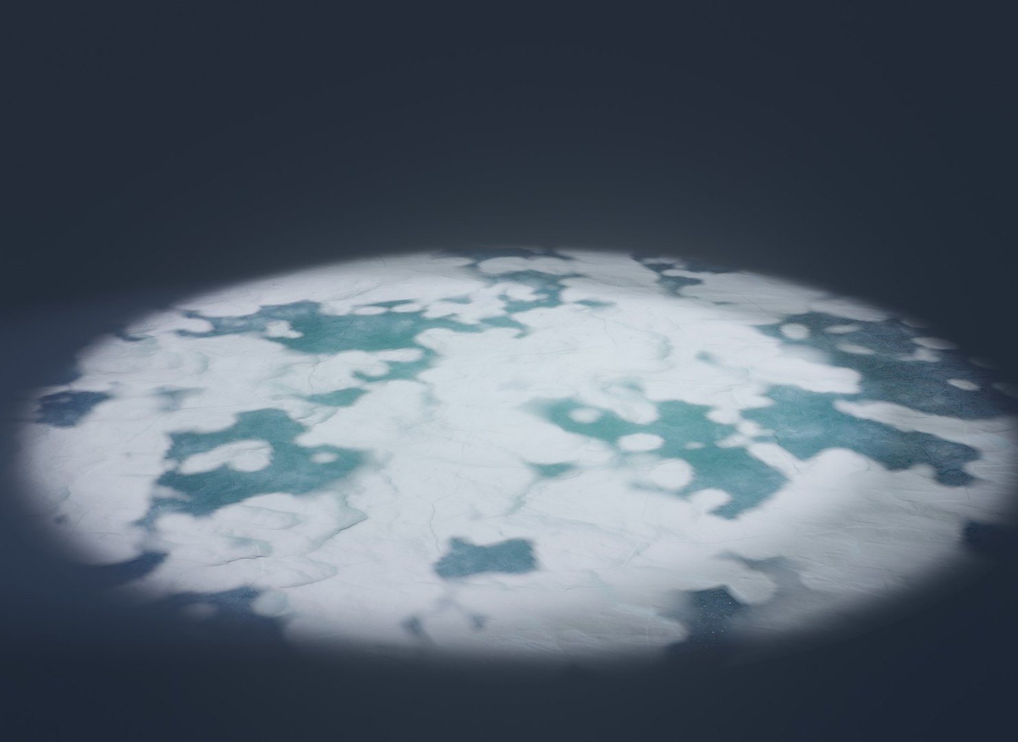 3D Cartoon Icy Terrain Model - TurboSquid 1805555