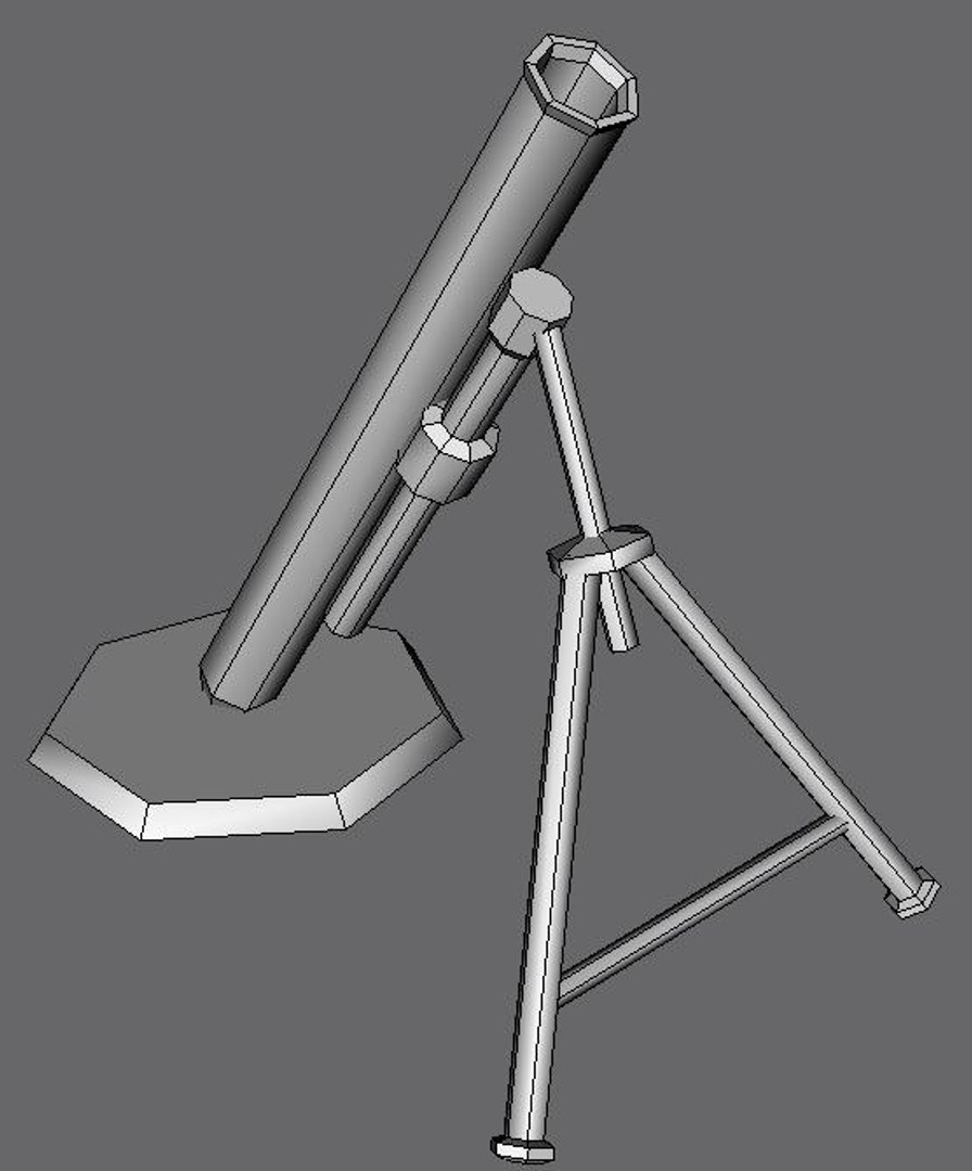Mortar 3d Max